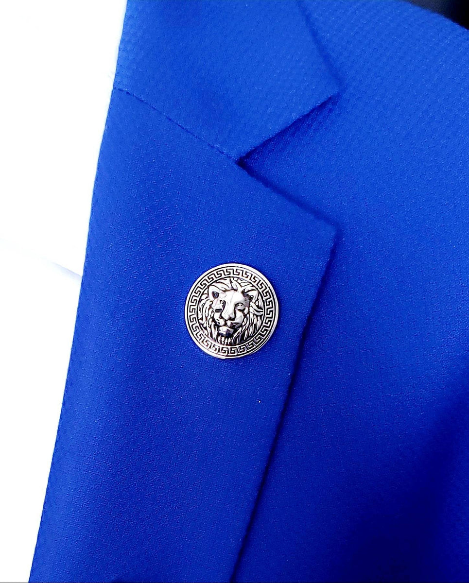 Exquisite Lion Clasp Lapel Pin | Adrian's Ties and More