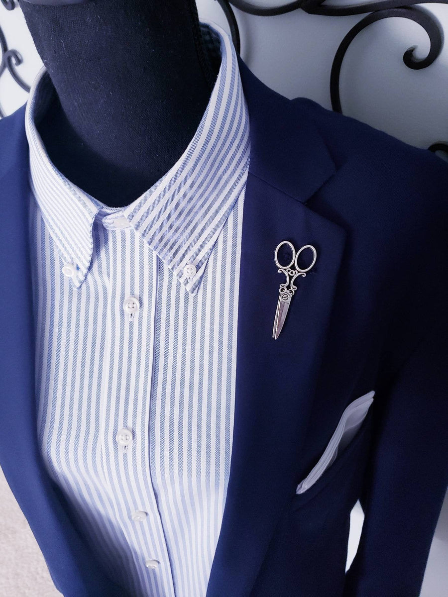 Scissor Lapel Pin | Adrian's Ties and More