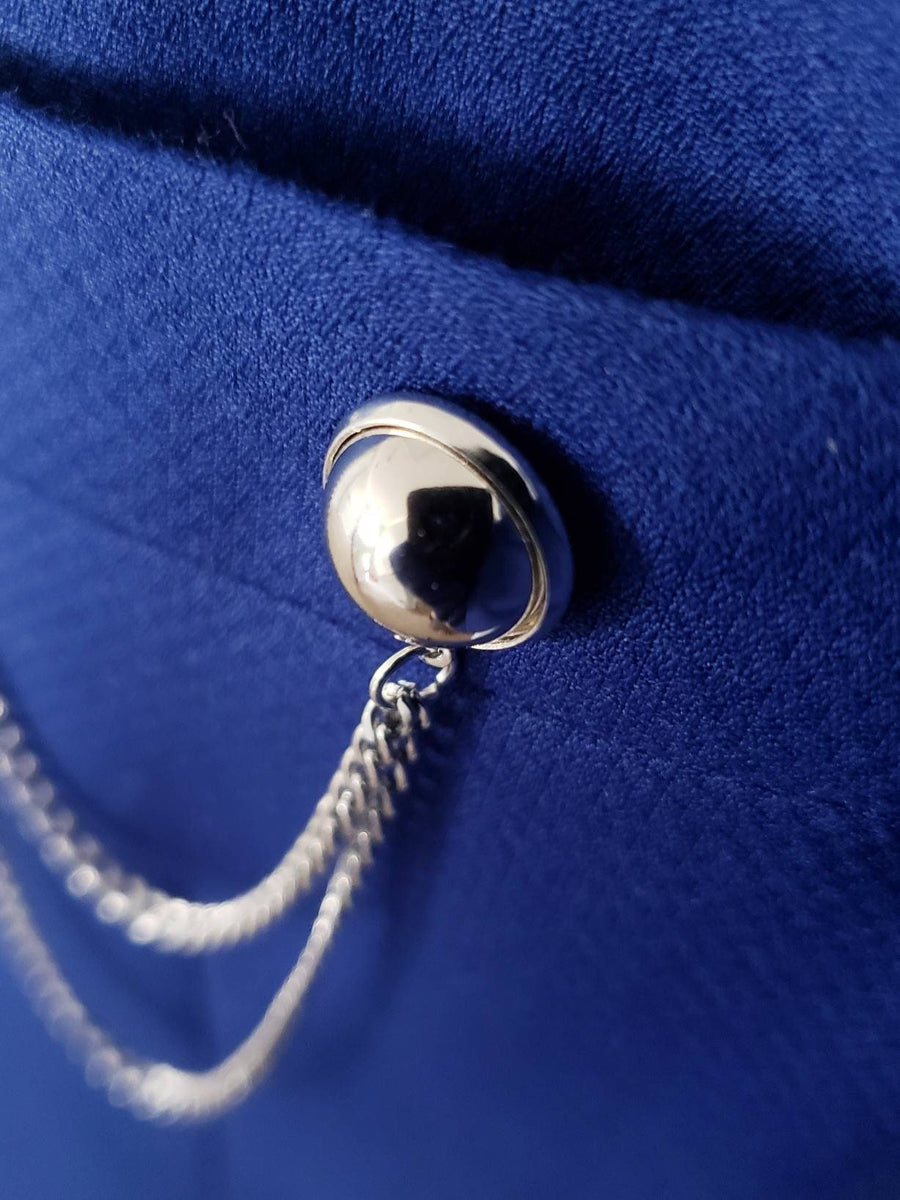 Natural White Shell Lapel Pin | Adrian's Ties and More